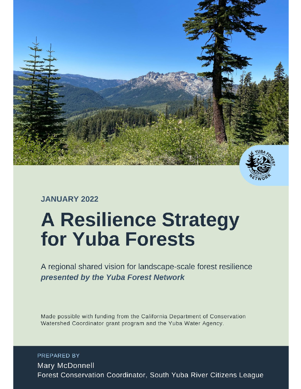 A Resilience Strategy for Yuba Forests | California Landscape ...